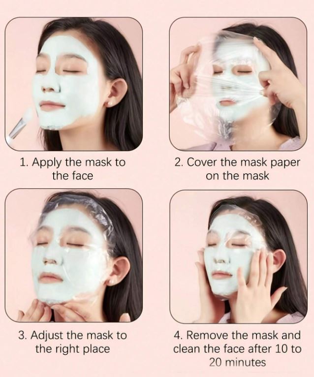 Disposable Plastic Facial Masks 20pcs | Salon Grade luxury skincare