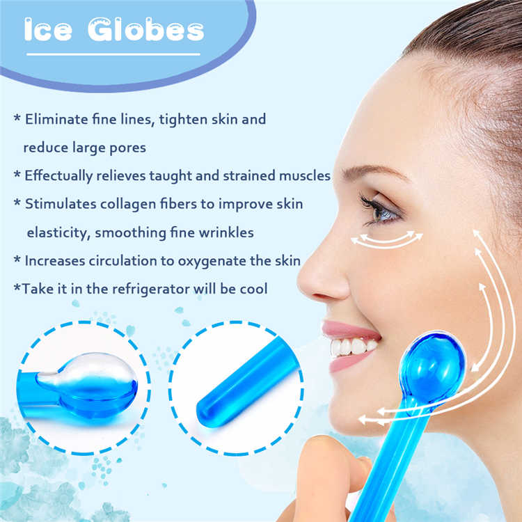 Ice Globes 2pcs Assorted Colors | Salon Grade luxury skincare